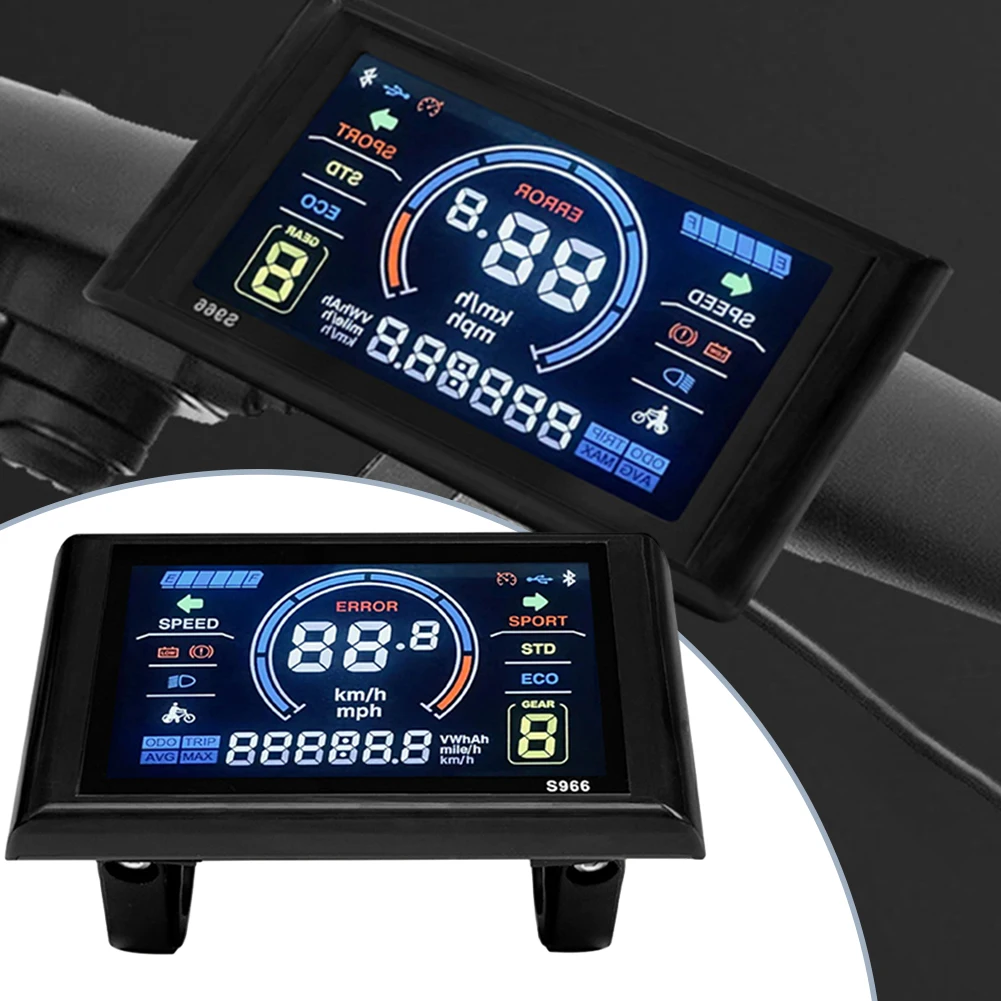 24-72V-Scooter-Display-LCD-Display-With-SM-Plug-Waterproof-Plug ...