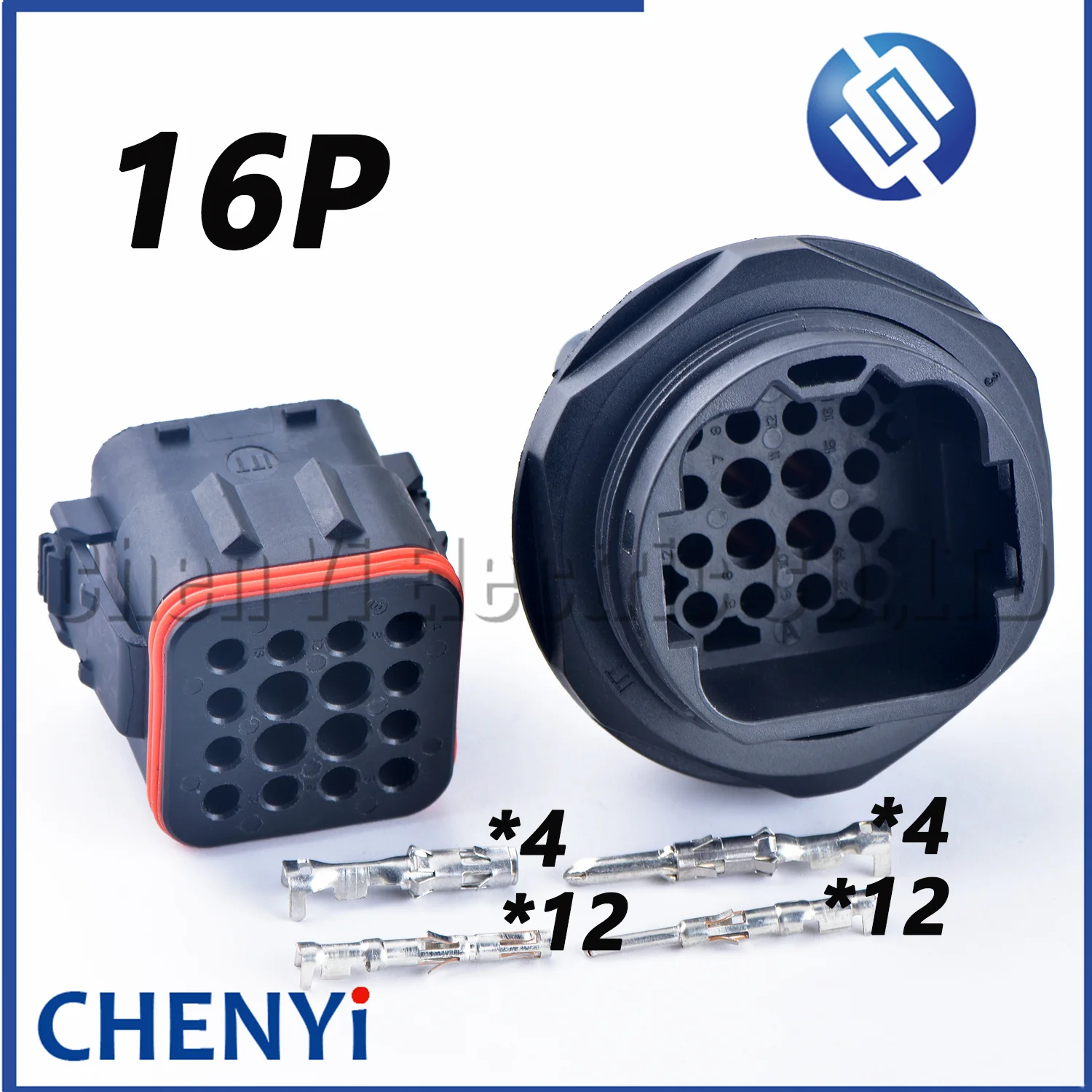 16-Pin-4B-12S-Male-Female-ITT-CTB-Type-Waterproof-Automobile-Connector ...