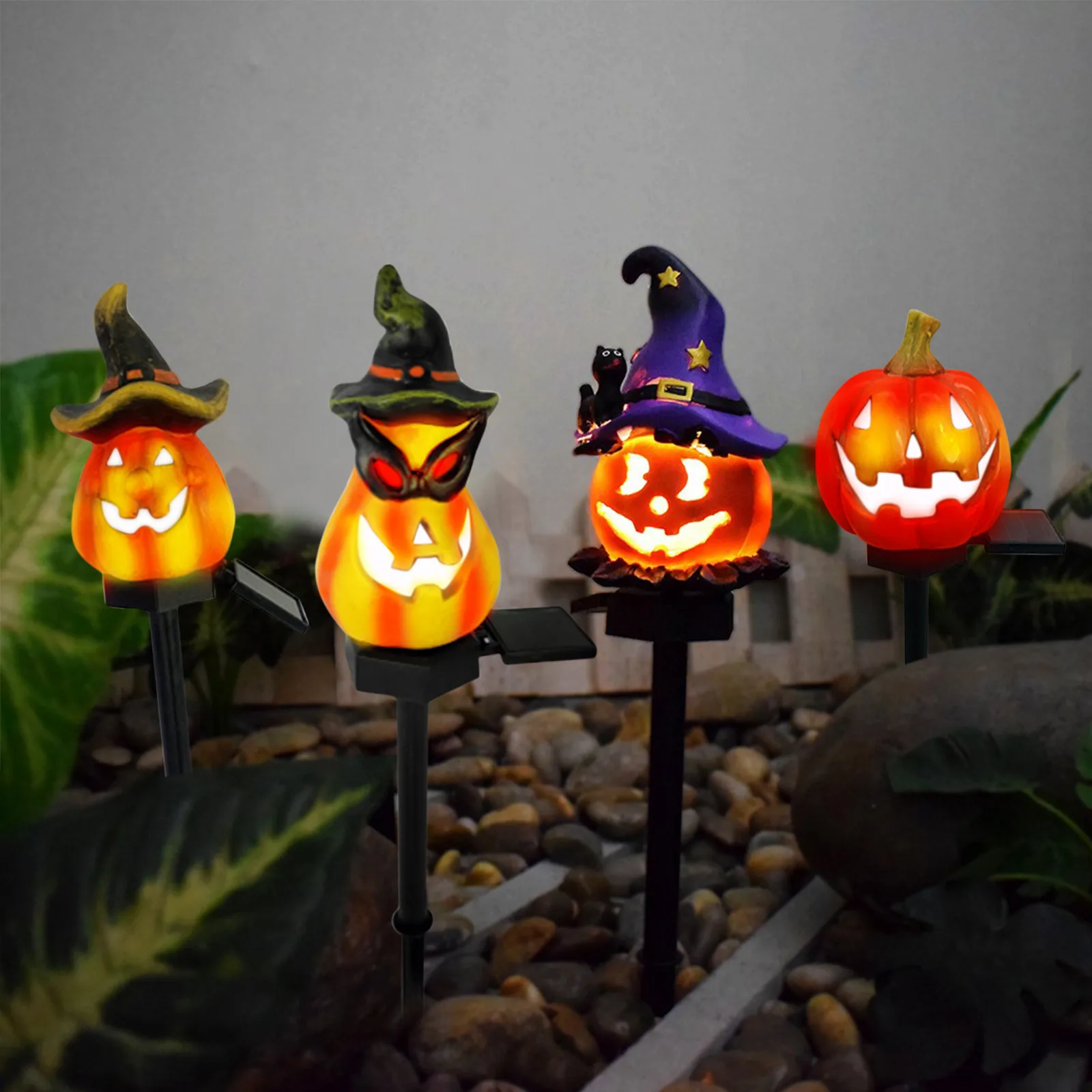 Solar-Powered-Halloween-Pumpkins-Outdoor-Lights-Creative-Atmosphere ...
