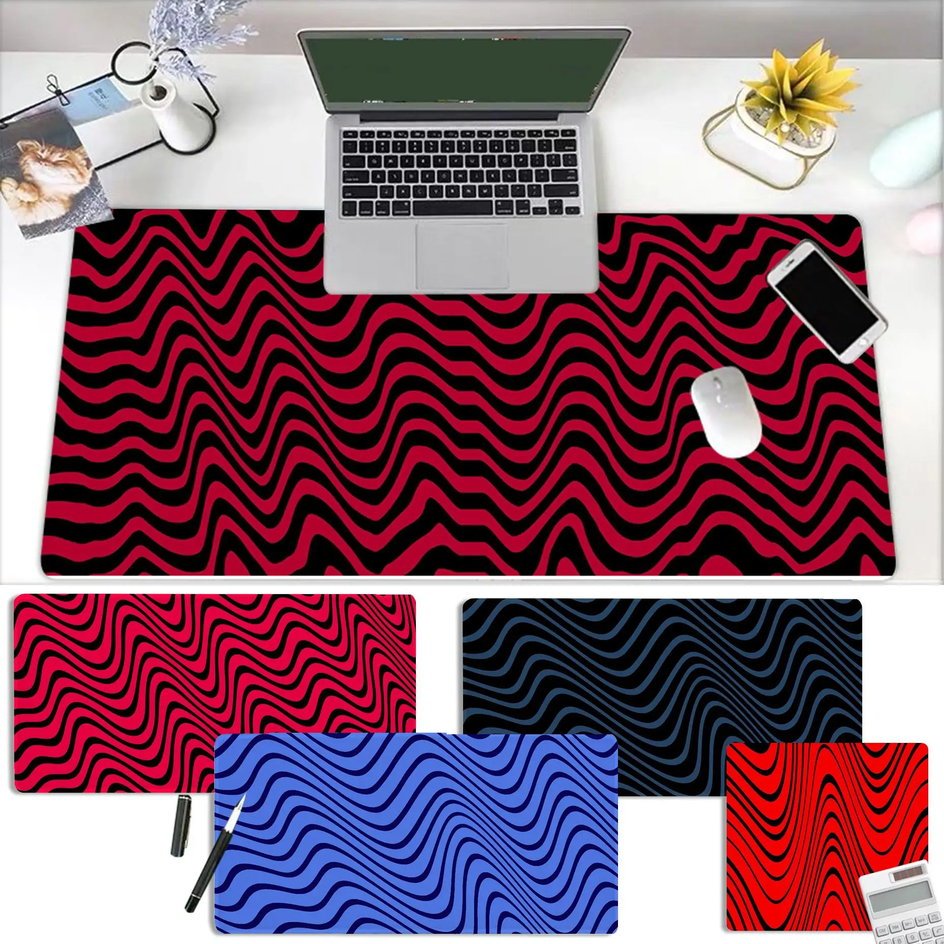 Pewdiepie-Wave-alfombrilla-de-goma-para-juegos-de-gamer-tapete-para ...