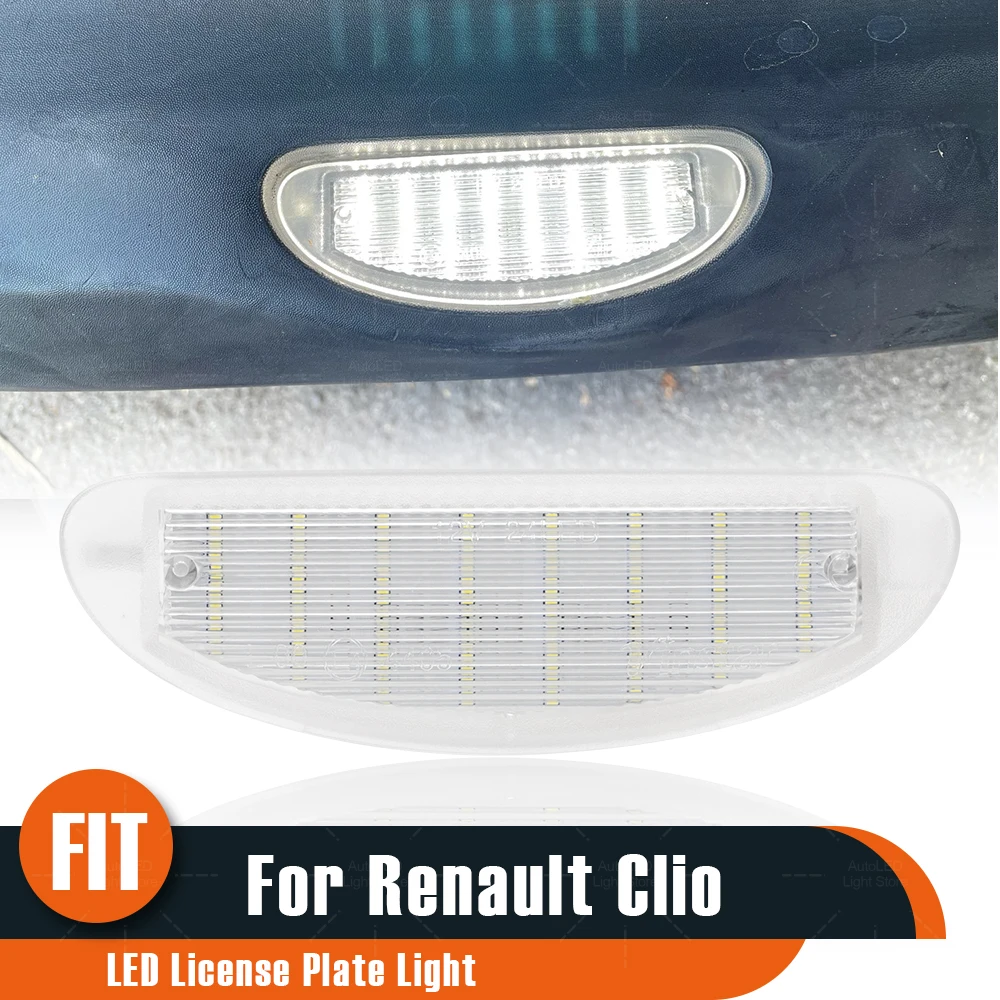 1PC-LED-License-Plate-Lamps-For-Renault-Clio-II-MK2-1998-2005-Twingo-I ...