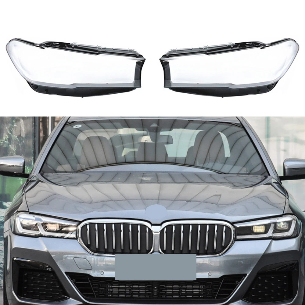 For Bmw 5 Series G30 G38 2020 2021 2022 Car Headlight Cover Lampshade ...