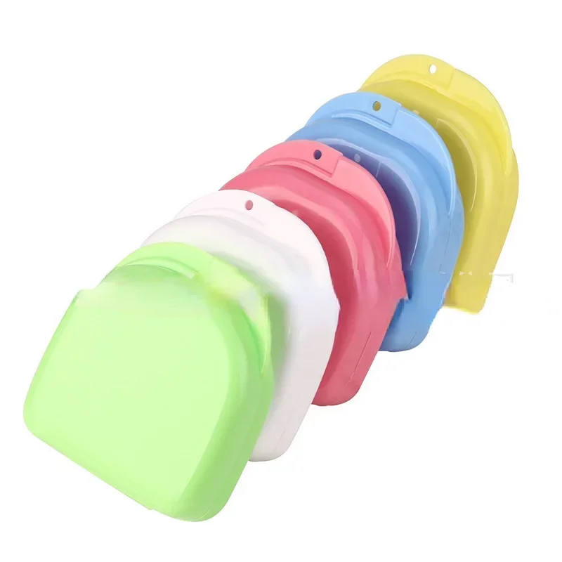Compact-Multicolor-Tooth-Orthodontic-Retainer-Box-Case-Tooth-Protector ...