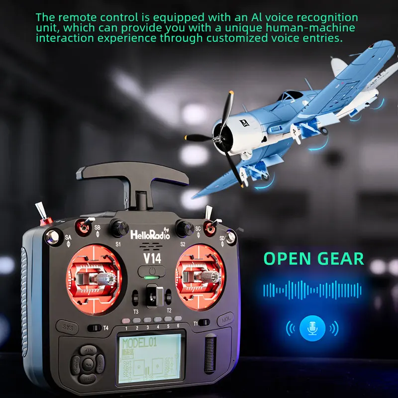 HelloRadio V14 PRO ELRS Transmitter - 1IN4 FPV Transmitter Multi ...