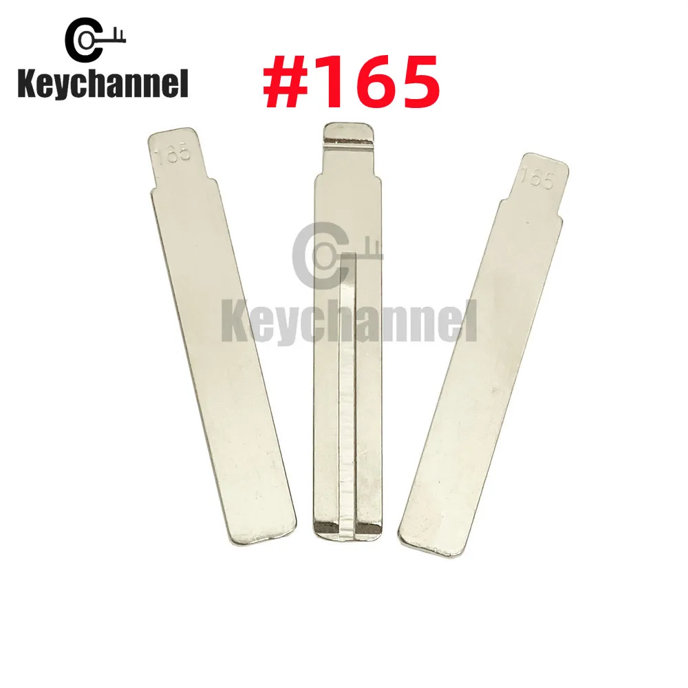 Keychannel 10pcs 165 # KD Keyless Key Blade 자동차 비상 원격 블레이드 KD KEYDIY ...
