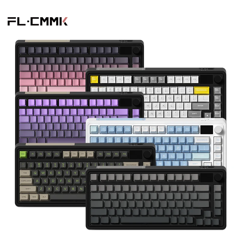 FL-ESPORTS-CMK75-Mechanical-Keyboard-PBT-Keycap-South-facing-RGB-Hot ...