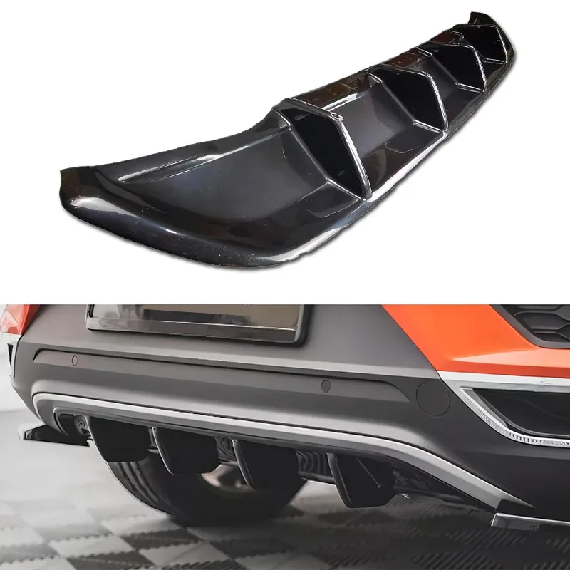 For-Volkswagen-T-ROC-Mk1-TSI-TDI-2017-2022-Rear-Bumper-Valance-Diffuser ...