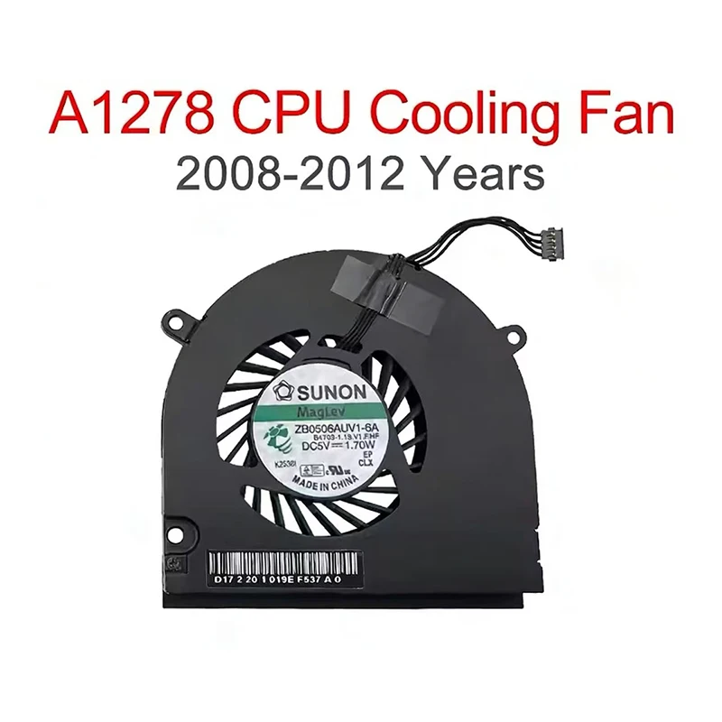 Original Laptop Fan CPU Cooler For Macbook Pro 13" A1278 Cooling Fan ...