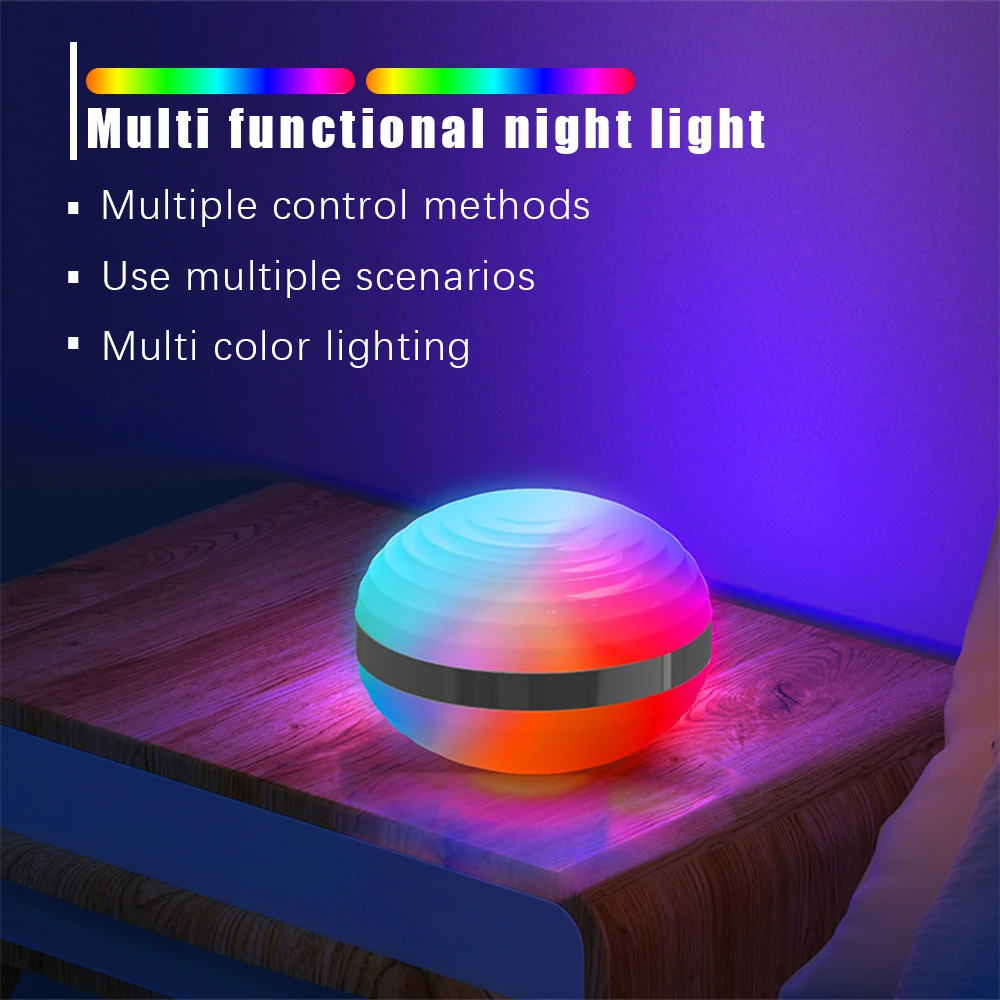 Bluetooth-LED-Night-Light-RGB-Music-Rainbow-Bedside-Lamp-Kids-Night ...