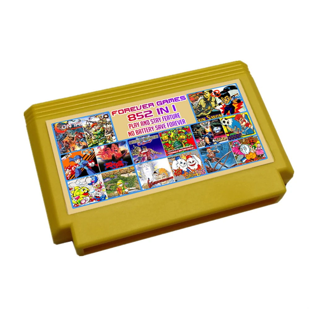 60-Pin-8-bit-Game-cartridge-with-852-free-games-classic-collection-for ...