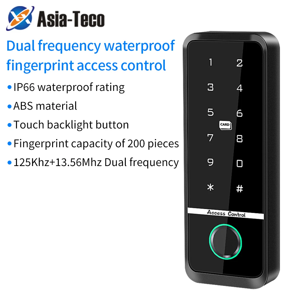 Biometric-Fingerprint-RFID-Access-Control-Keyboard-Outdoor-Waterproof ...