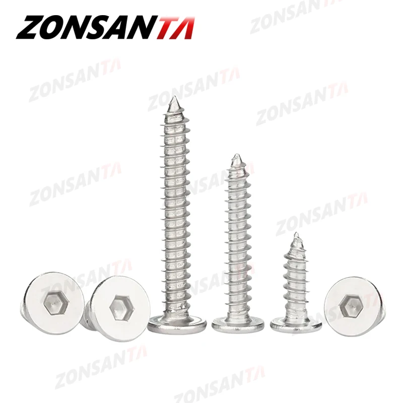 M2-M3-M4-M5-M6-Hex-Hexagon-Allen-Cap-Ultra-Thin-Super-Low-Flat-Wafer ...