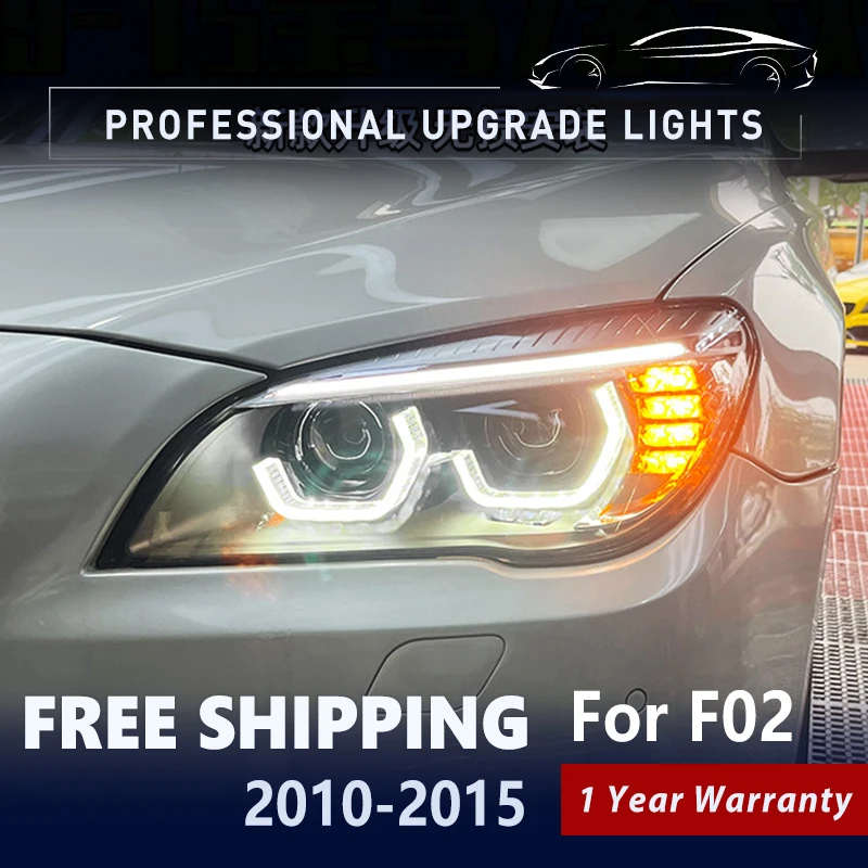 Car-For-BMW-7-Series-F01-F02-Headlights-2009-2012-2013-2015-730i-735i ...