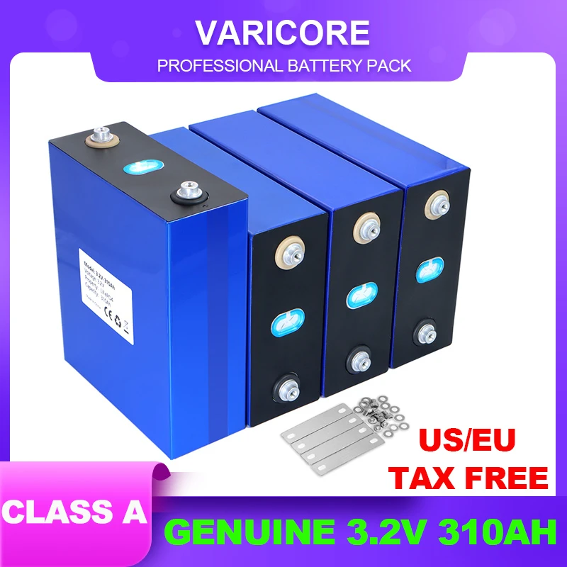 4pcs Varicore 3.2v 200ah 280ah 105ah Lifepo4 Battery 3c Lithium Iron ...