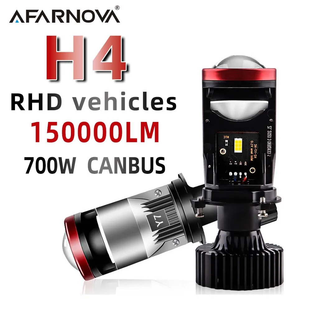 H4-LED-Projector-Lens-RHD-Headlamp-150000LM-700W-Mini-H4-LED-Lenses-Car ...