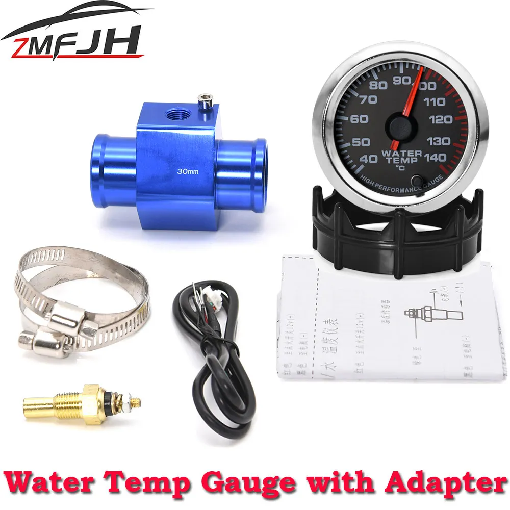 7-Color-Backlight-52mm-Car-Racing-Modification-Digital-Water ...