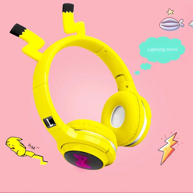 Cute Pikachu With Headphones