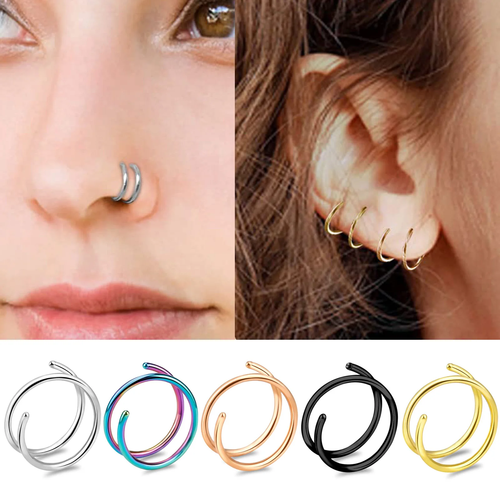 Spiral Helix Piercing