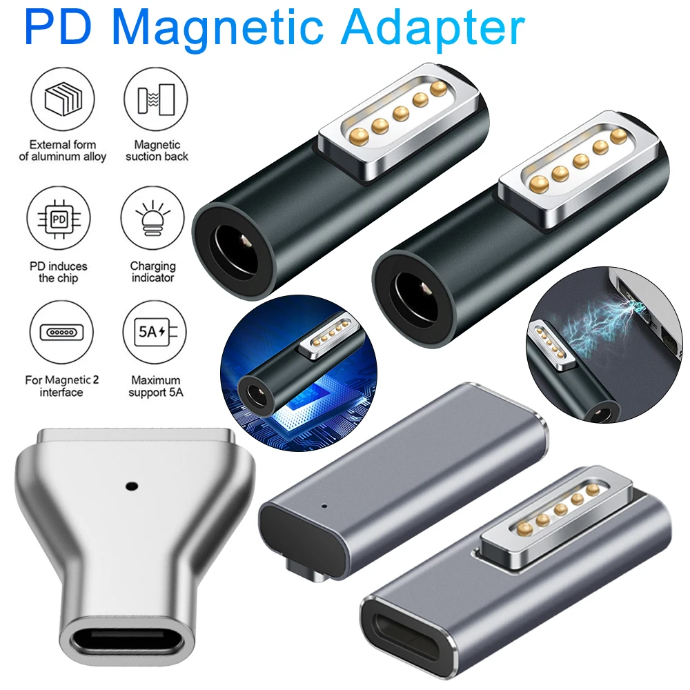 Type-C-Magnetic-Charging-Adapter-USB-PD-Adapter-Laptop-Charger-Adapter ...