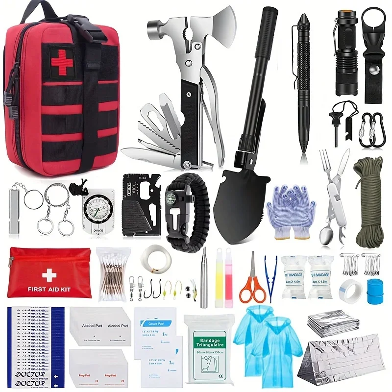 Survival-First-Aid-Kit-Survival-Full-Set-Molle-Outdoor-Gear-Emergency ...
