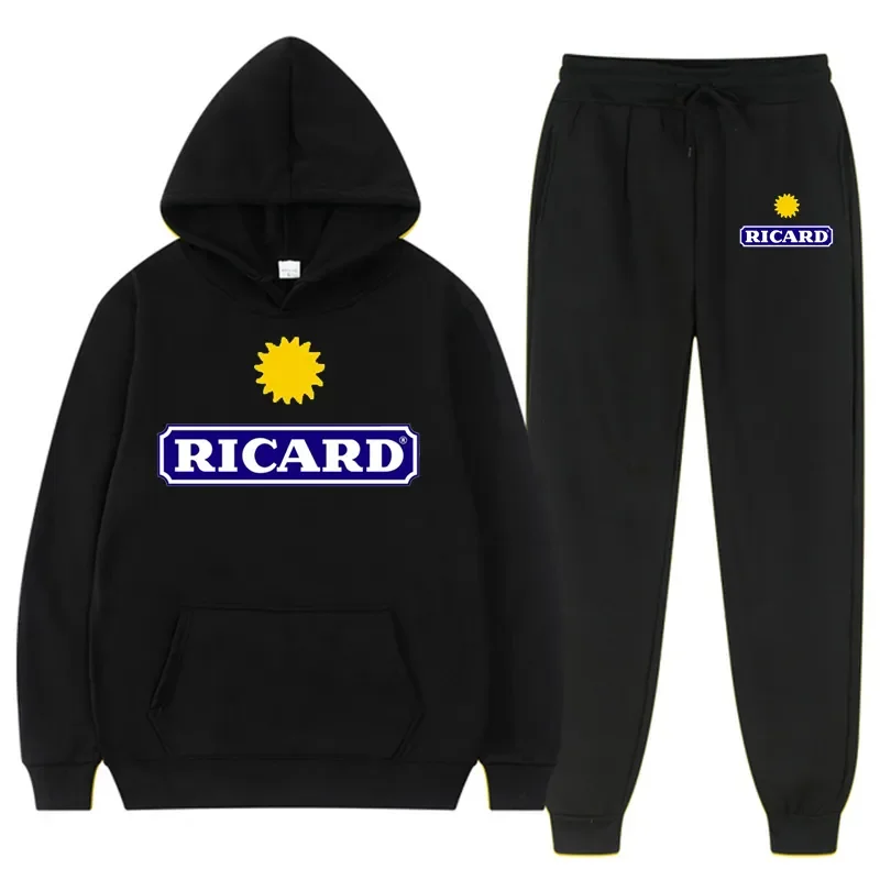 Sets-Tracksuit-RICARD-Men-Hooded-Sweatshirt-pants-Pullover-Hoodie ...