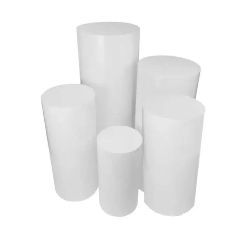 White-Cylinder-Circular-Column-Round-Risers-Flower-Not-Stand-Display ...