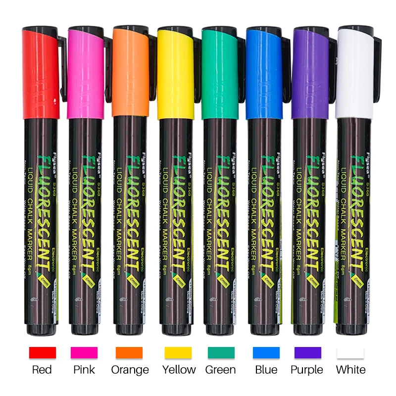 8-Pcs-lot-Queen-Bee-Marker-Pen-Set-8-Colors-Non-Toxic-Highlighter ...