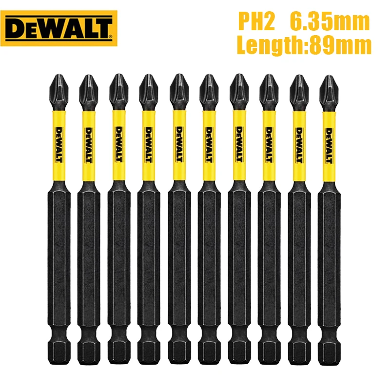 DEWALT-89mm-Phillips-2-Impact-Screwdriver-Bit-Hex-Shank-Longer-Life ...