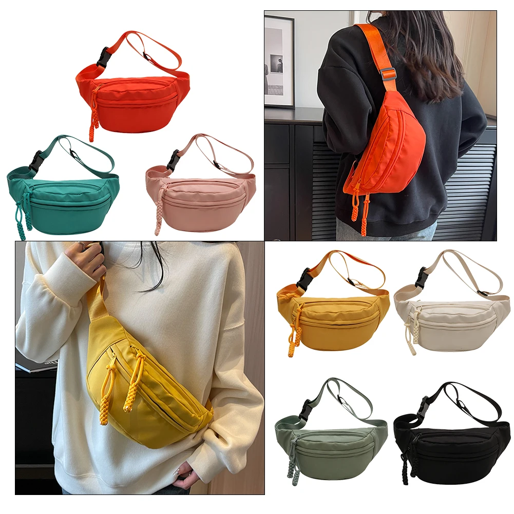 Women-Sling-Waist-Pack-Canvas-Fashion-Running-Waist-Bag-Simple-Casual ...