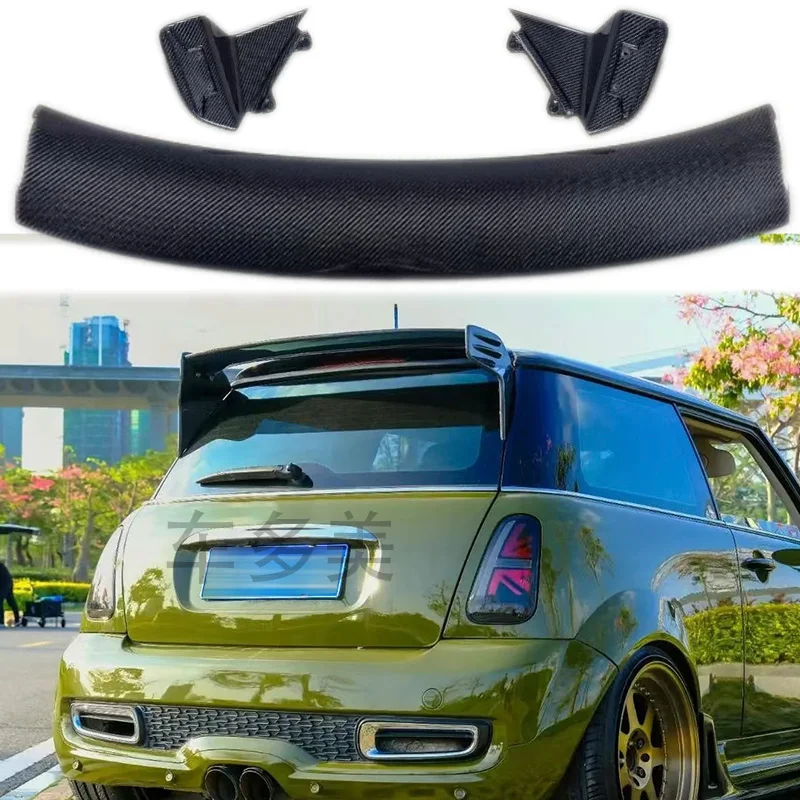 For 2001-2006 BMW Mini R50 R51 High Quality Carbon Fiber Rear Roof ...