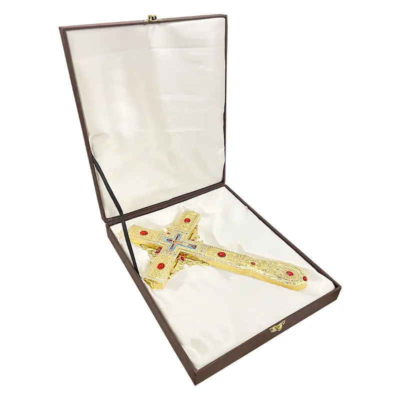 HTISOK Orthodox Cross Christian Handheld Prayer Cross Church Supplies ...