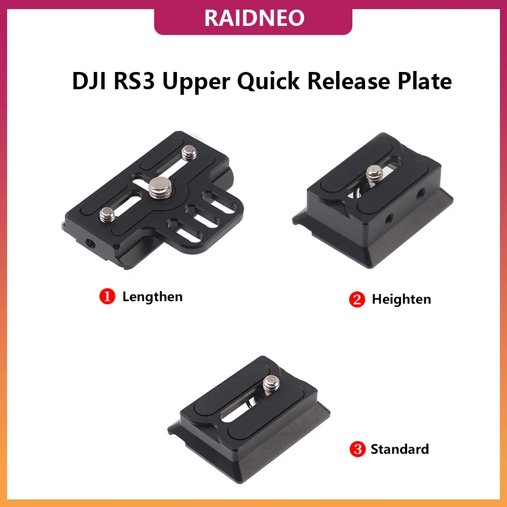 RadiNeo-RS3-Quick-Release-Plate-PU-QR-Baseplate-with-1-4-3-8-Screws-for ...