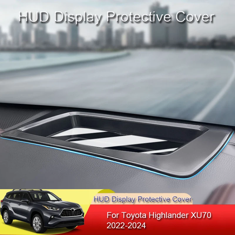 For-Toyota-Highlander-XU70-2020-2025-Car-HUD-Display-Protective-Cover-Head-Up-Display-Reflective ...