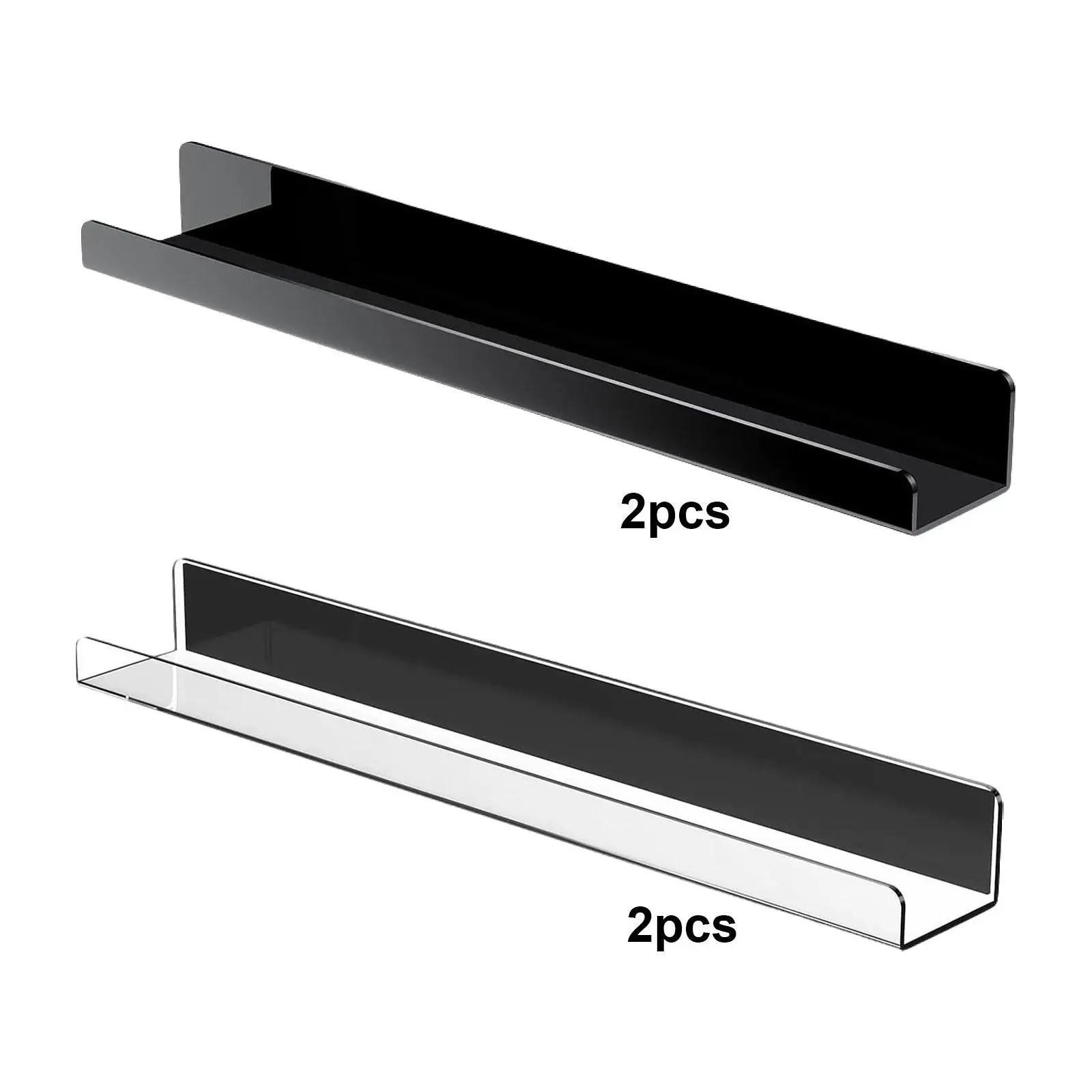 2x-Magnetic-Acrylic-Floating-Wall-Shelves-Wall-Display-Shelf-Wall ...