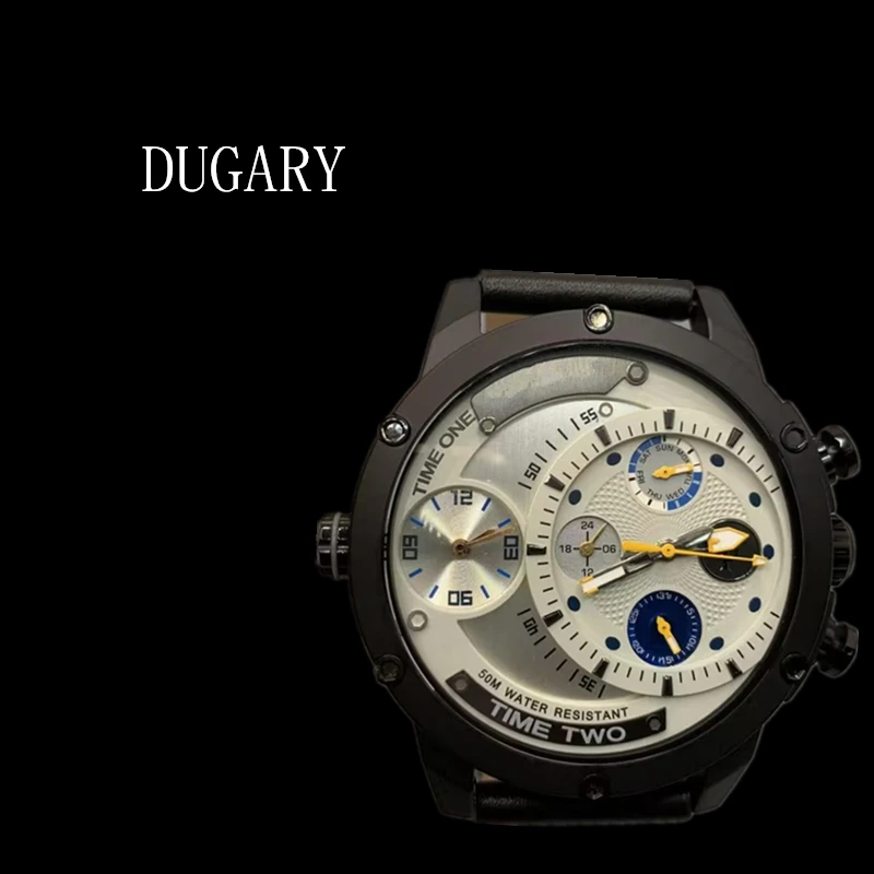 DUGARY-Fashion-quartz-watch-sapphire-Pilot-Chronograph-Waterproof ...