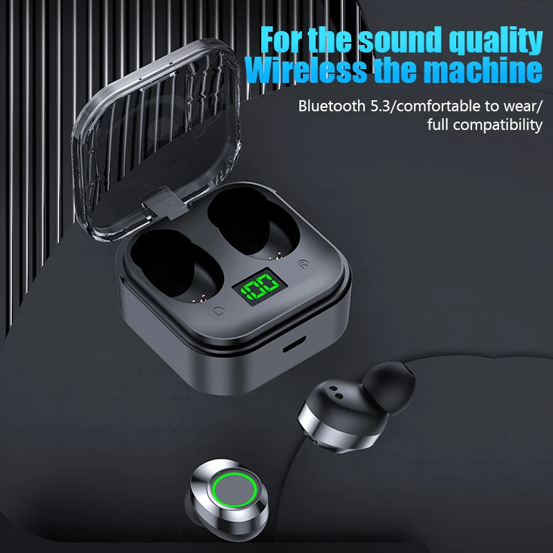TWS-YD-Mini-Bluetooth-Earphone-Wireless-Earphone-LED-Breathing-Light ...