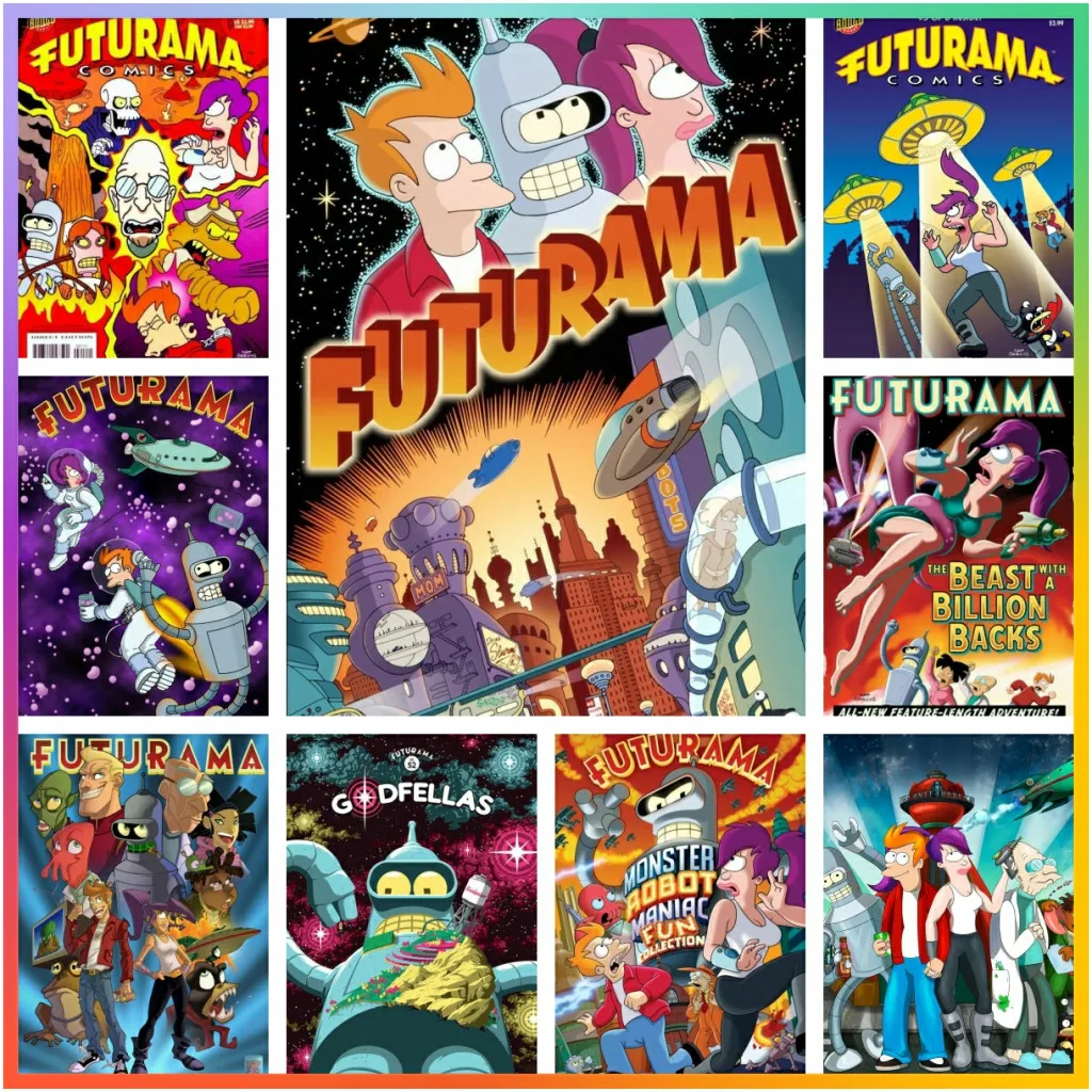 Cartoon-F-Futuramas You're Not Paid To Think Futurama Diamond Painting ...