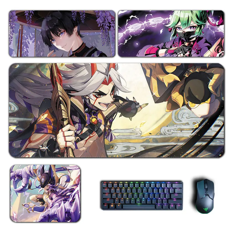 Genshin-Impact-Mouse-Pads-Itto-Tartaglia-Ayato-Ayaka-Wanderer-Mousepad ...
