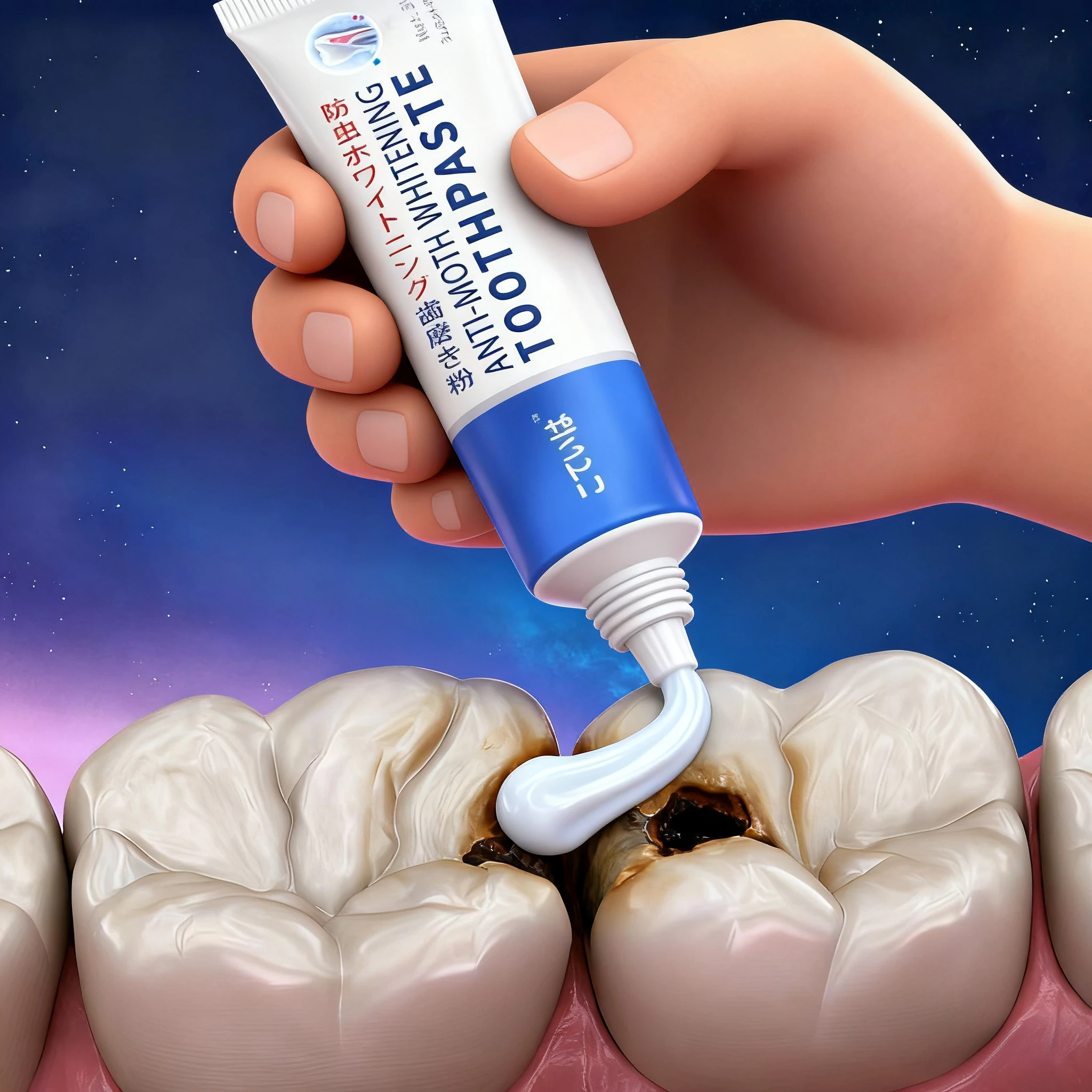 Toothpaste for oral cavities, prevention of cavities, and effective ...