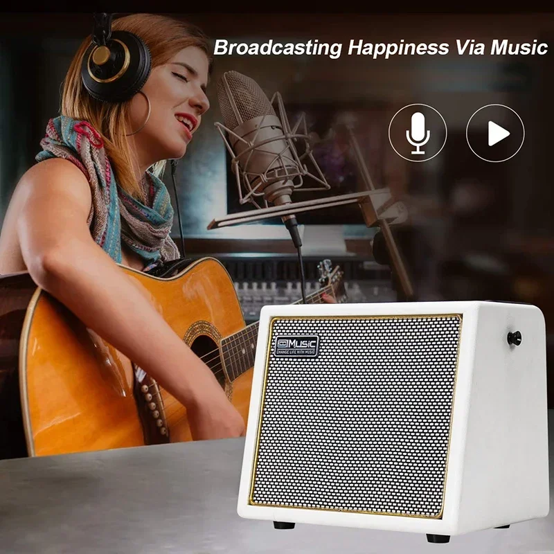 Coolmusic BPMINI Acoustic Electric Guitar Amplifier AMP Speaker ...