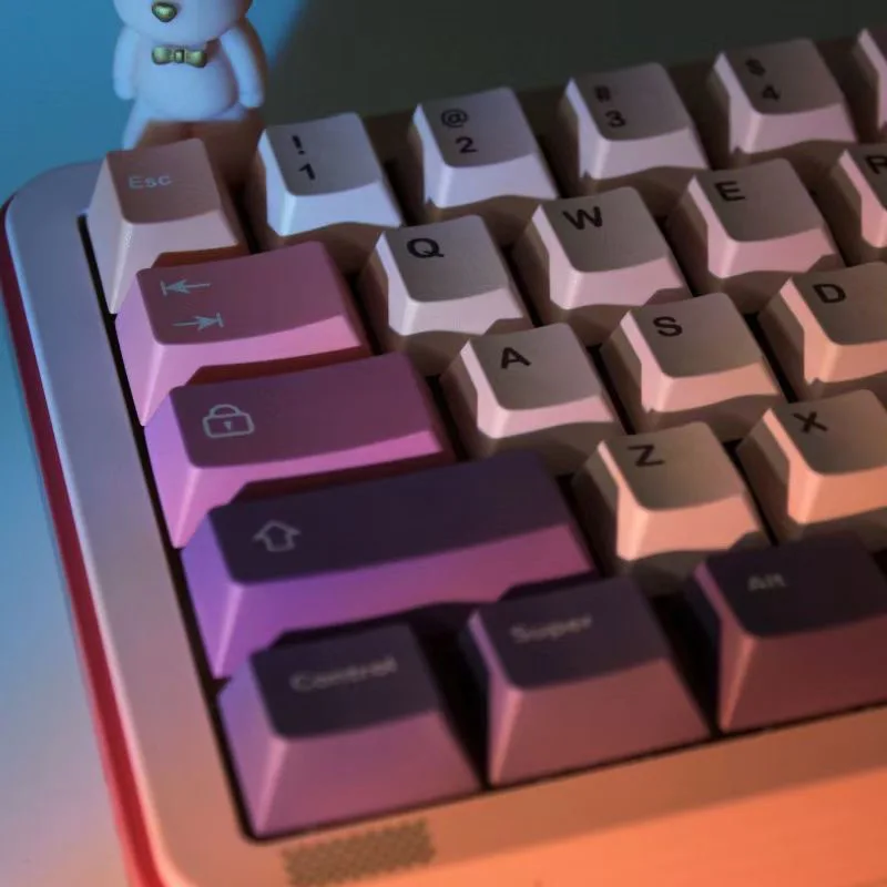 133-Smoke-Cloud-Keycaps-Cherry-Profile-Dye-Sub-Thick-PBT-5-Sides-Keycap ...