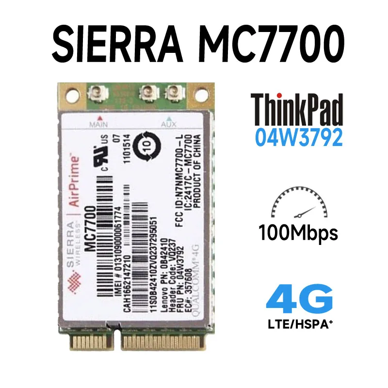 Mc7700 Sierra Wireless Gobi4000 Lte 3g 4g Suit Japanese For Thinkpa D ...
