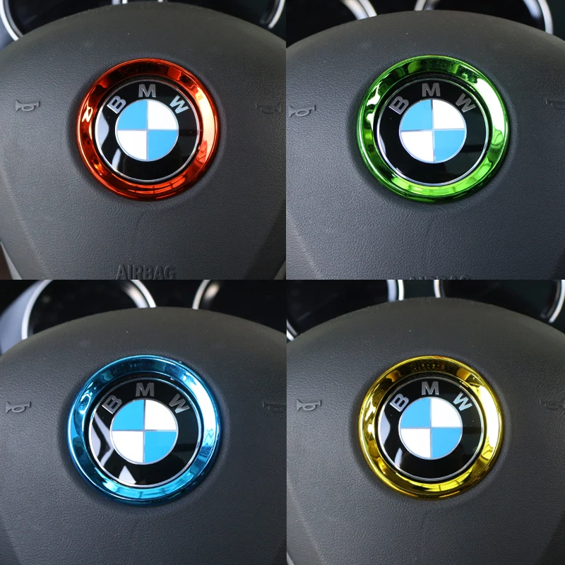 Car-Steering-Wheel-Trim-Circle-Sequins-Cover-Sticker-For-BMW-E61-E90 ...