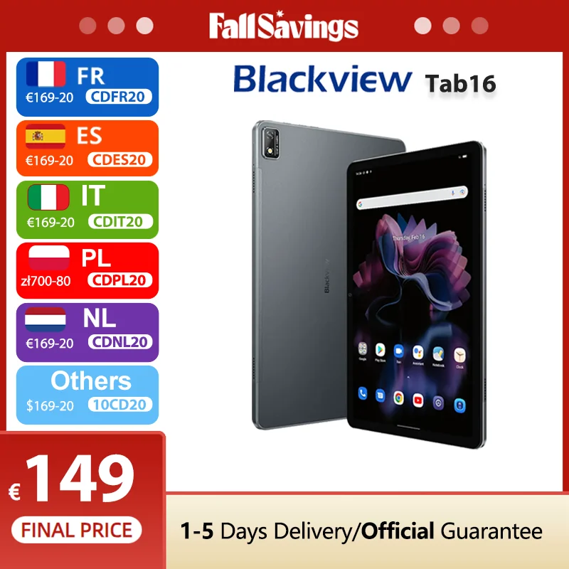 World-Premiere-Blackview-Tab-16-Tablet-Android-8GB-256GB-11-2k-FHD ...