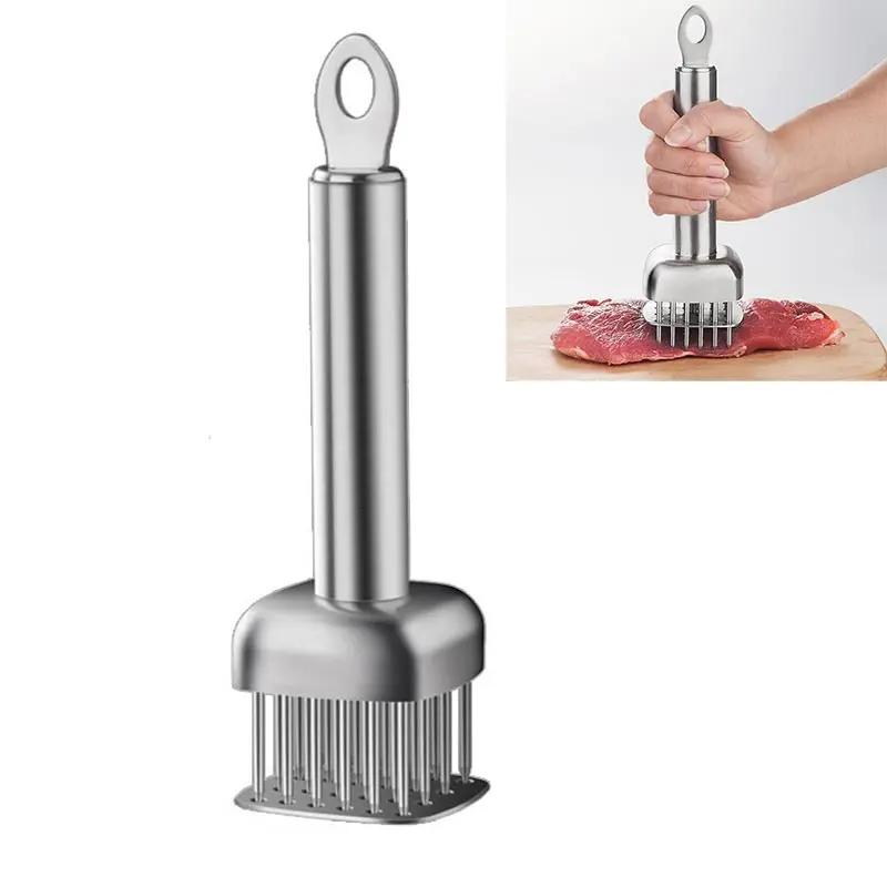 Kitchen Tender Meat Needle Cooking Meat Tenderizer Tool 304 Stainless