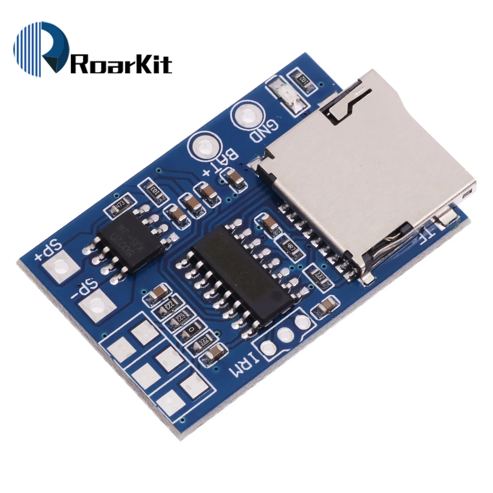 Tf Card Mp3 Decoder Board With 2w Power Decoding For Arduino Gm Power ...