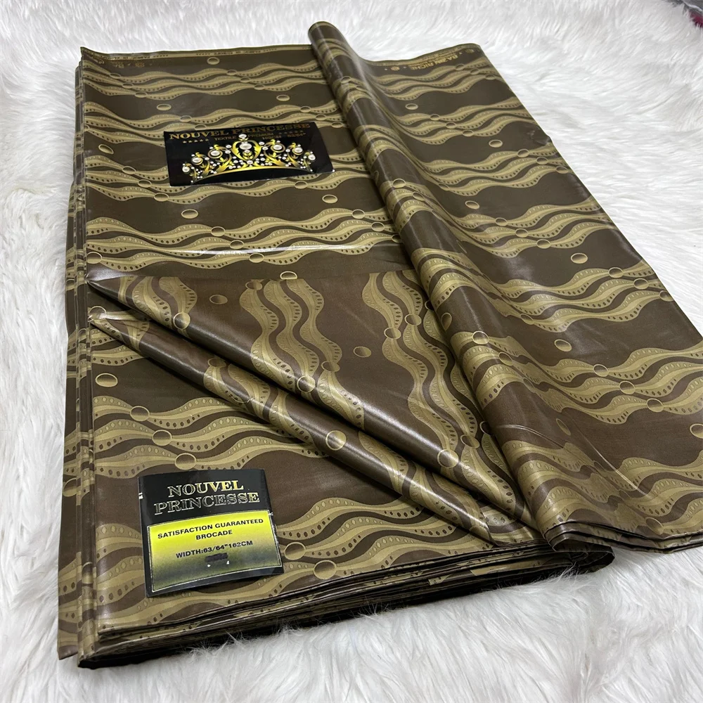 5Meters Perfumed Team Bazin Fabric for Dress 100% Cotton African ...