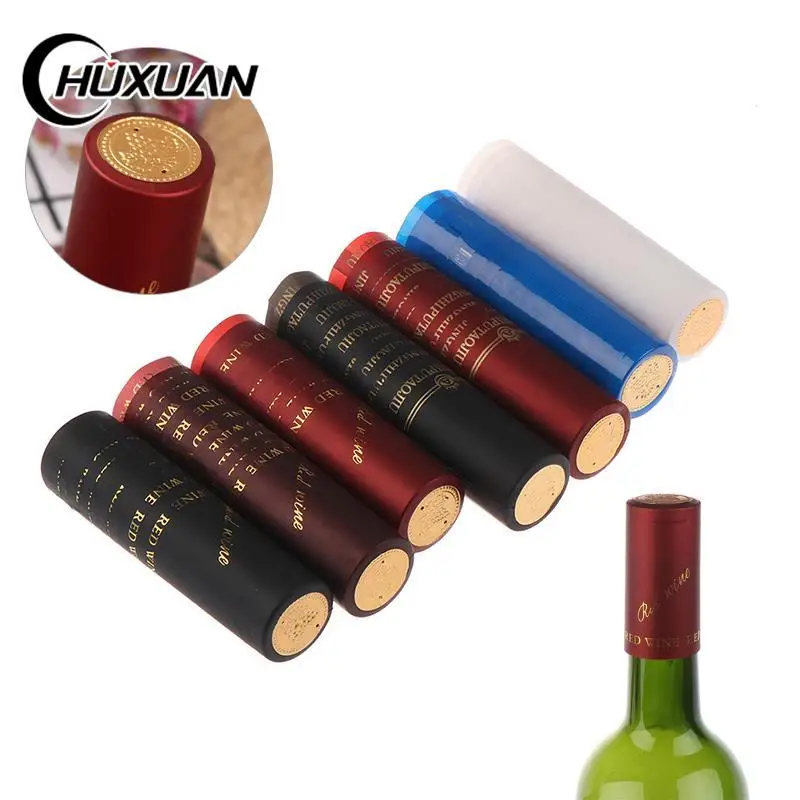 10pcs/lot PVC Heat Shrink Cap Wine Heat Shrinkable Cap Wine Shrink Film ...
