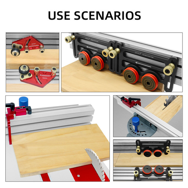 Multi-Track Aluminium Profile Fence T Track Slot Sliding Bracket Diy T ...