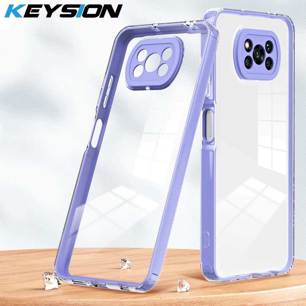 KEYSION-Shockproof-Armor-Clear-Case-for-Xiaomi-POCO-X3-Pro-X3-NFC ...